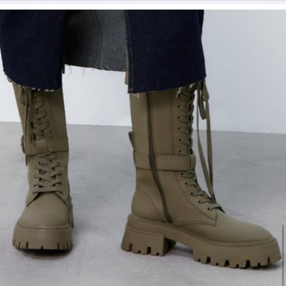 Zara | Shoes | Zara Combat Boots | Poshmark